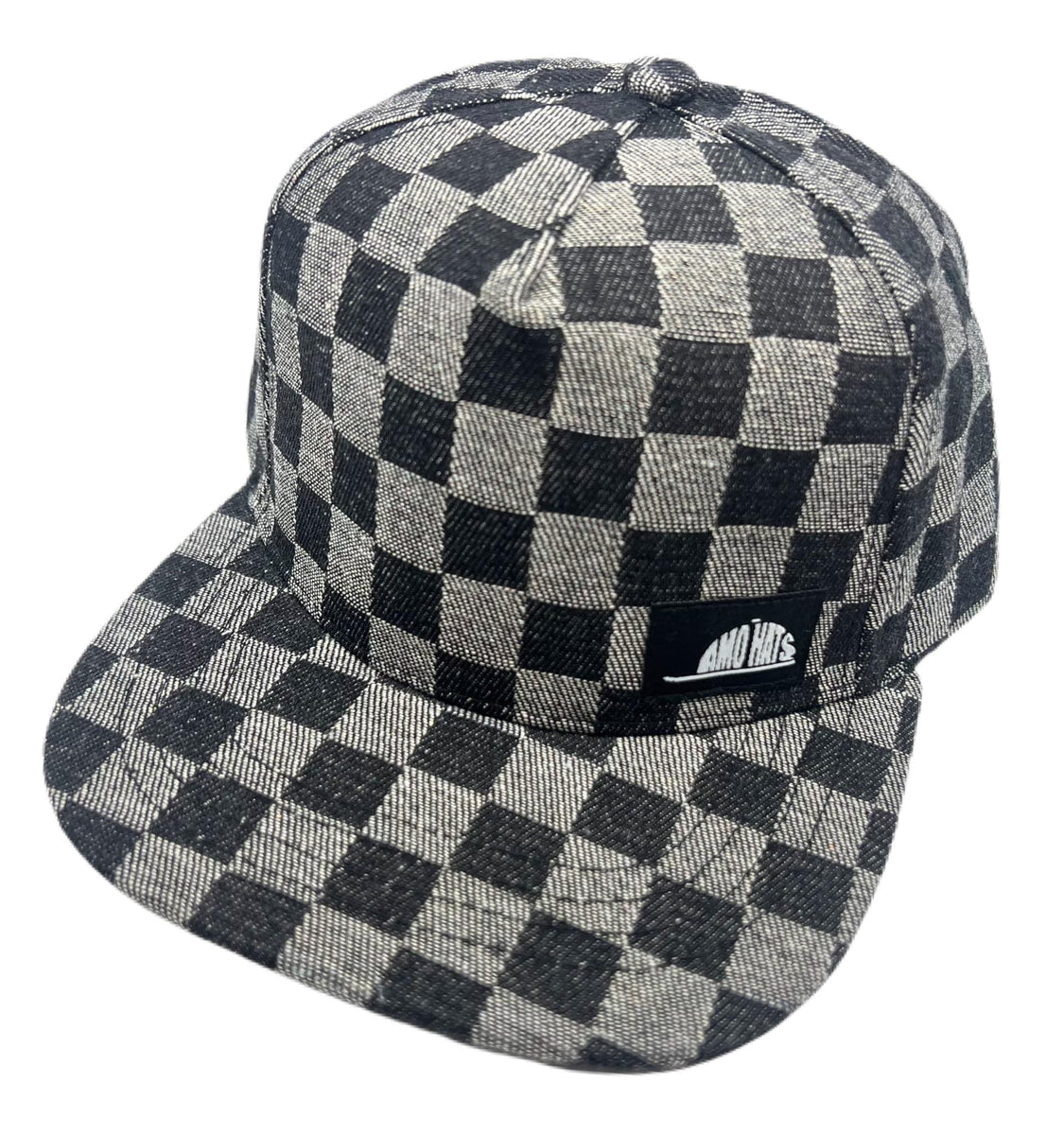 Denim Checks Snapback – AMO Hats